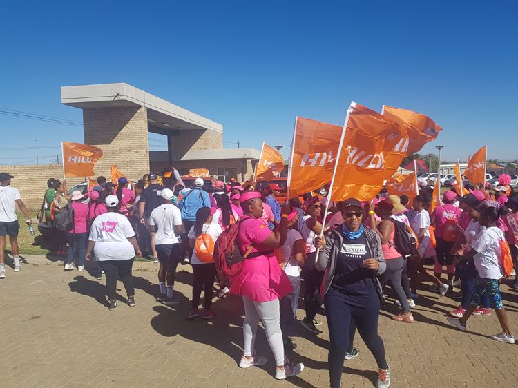CANSA Awareness Walk | Toyota Cheetahs